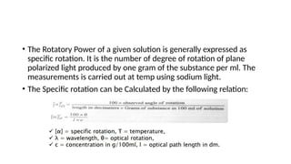 POLARIMETRY CIRCULAR DICHORISM POLARIMETERpptx | PPTX