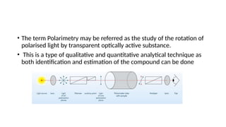 POLARIMETRY CIRCULAR DICHORISM POLARIMETERpptx | PPT