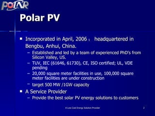 Polar Introduction Level 1.1 | PPT