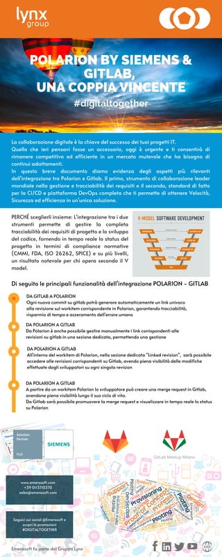 POLARION by SIEMENS & GITLAB, una coppia vincente | PDF