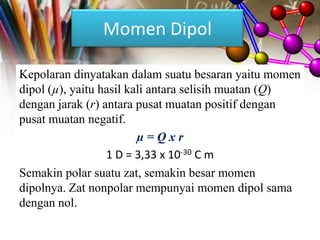 Polarisasi ikatan kimia | PPT