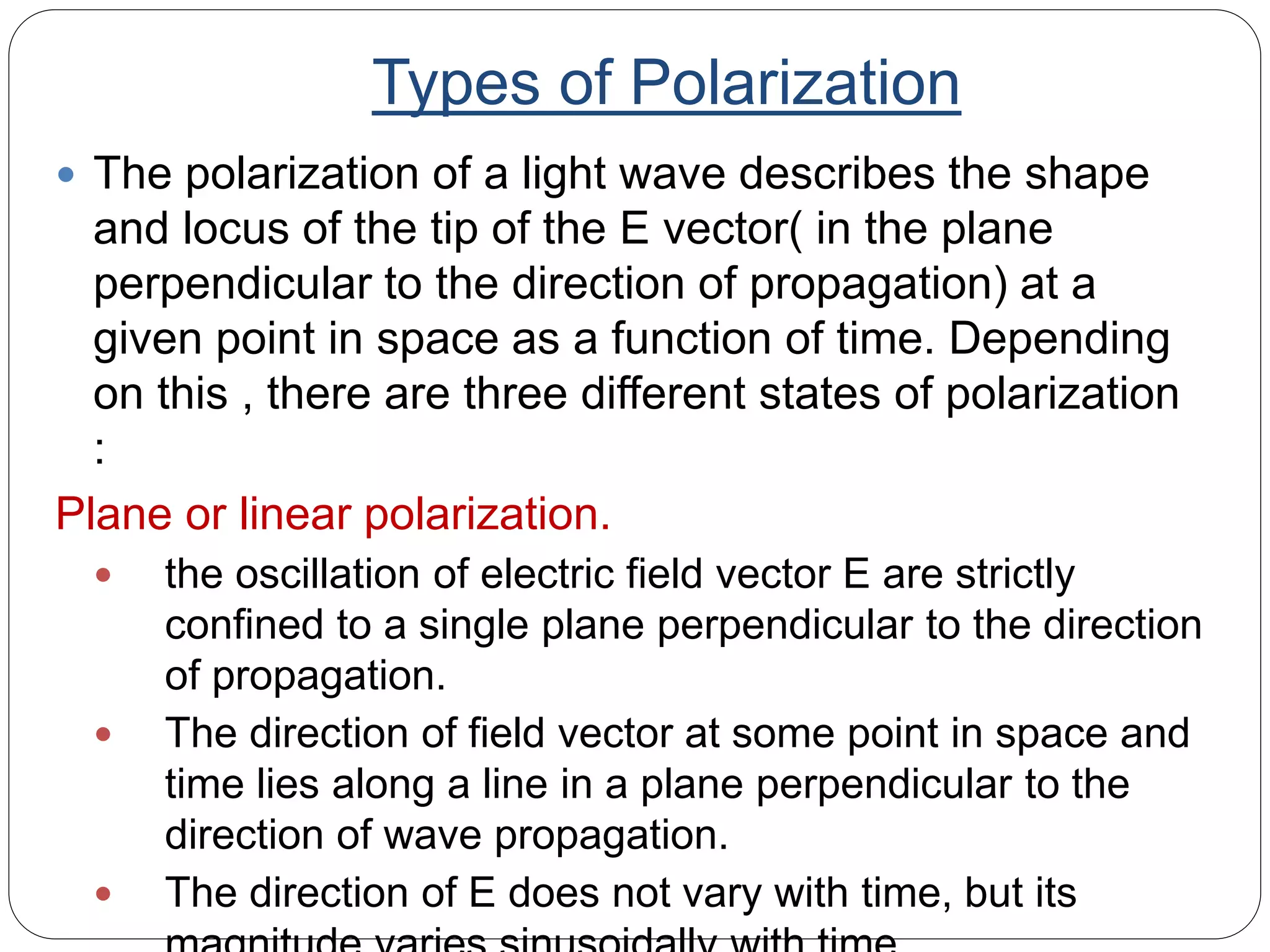 Polarisation | PPTX