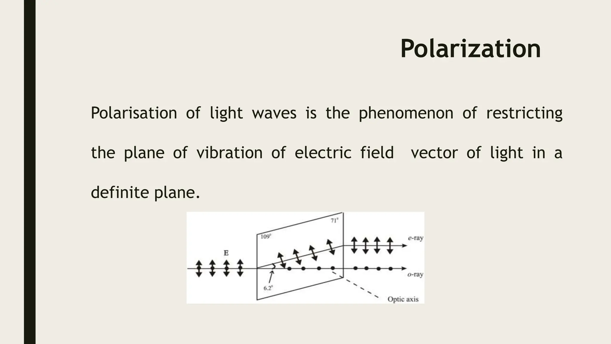Polarisation by double refraction in Advanced optics .pptx