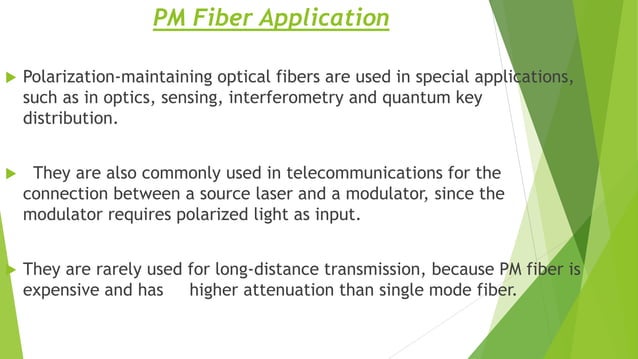 Polarisation maintaining fiber | PPT