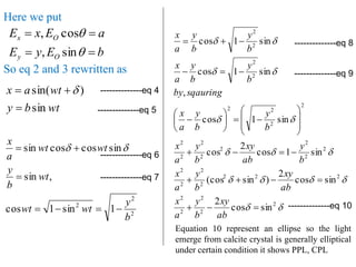 Polarisation of light by Dr. Vishal Jain | PPTX | Geology | Science