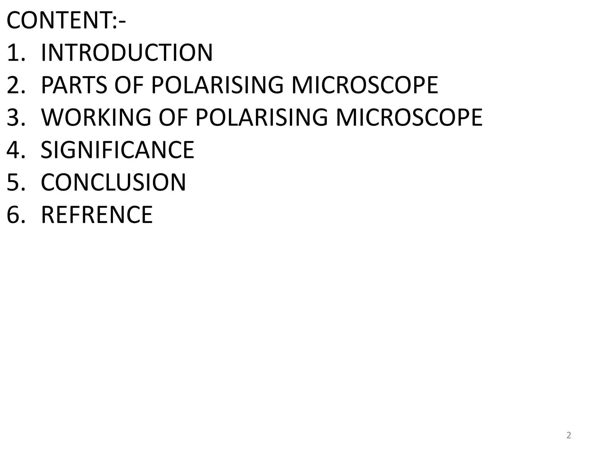 Polarising microscope | PPTX