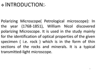 Polarising microscope | PPTX