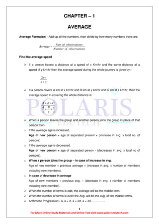 Math Study Material for SSC and Banking Exam | PDF