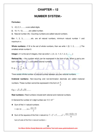 Math Study Material for SSC and Banking Exam | PDF