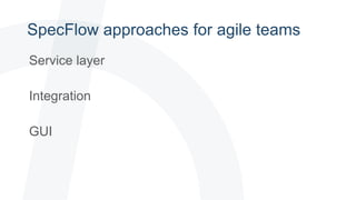 SpecFlow for Agile Teams | PPTX