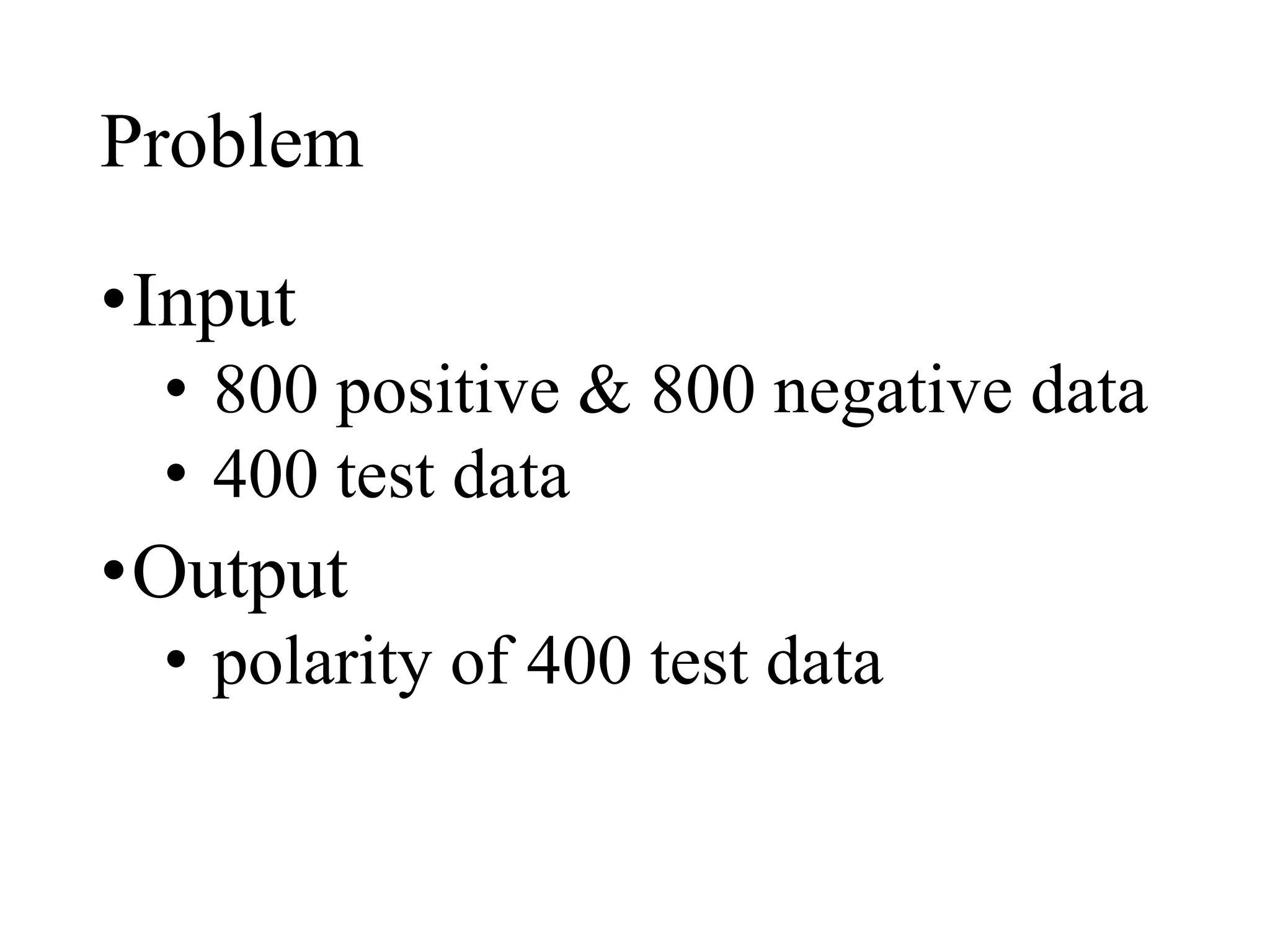 Polarity analysis for sentiment classification | PPTX