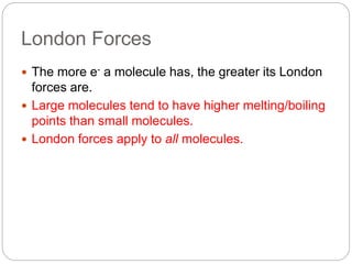 Polarity and Intermolecular Forces...ppt