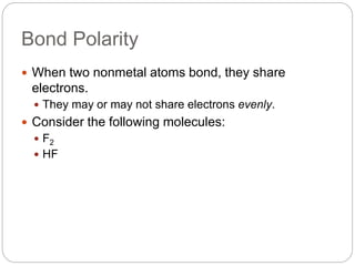 Polarity and Intermolecular Forces...ppt