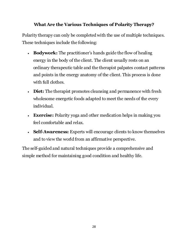 Polarity for Career & Health | PDF