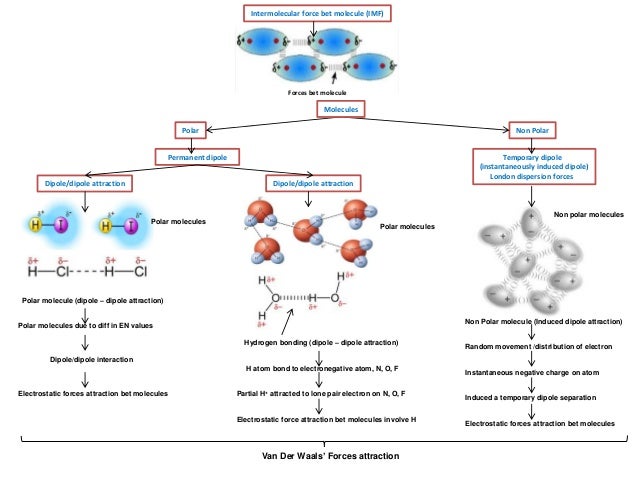 IB Chemistry on Polarity, Hydrogen Bonding and Van Der Waals forces