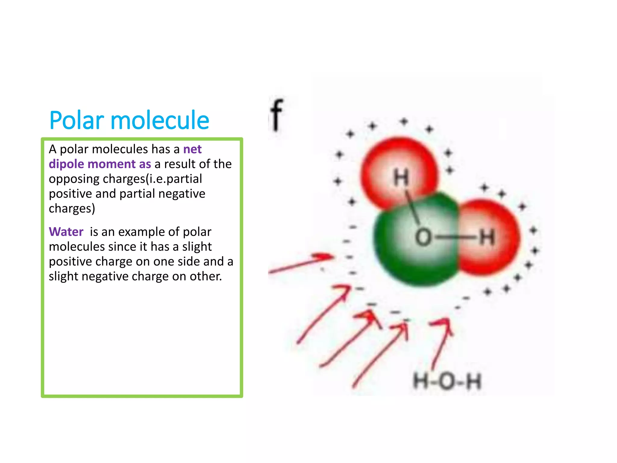 Polarity and Intermolecular forces | PPTX
