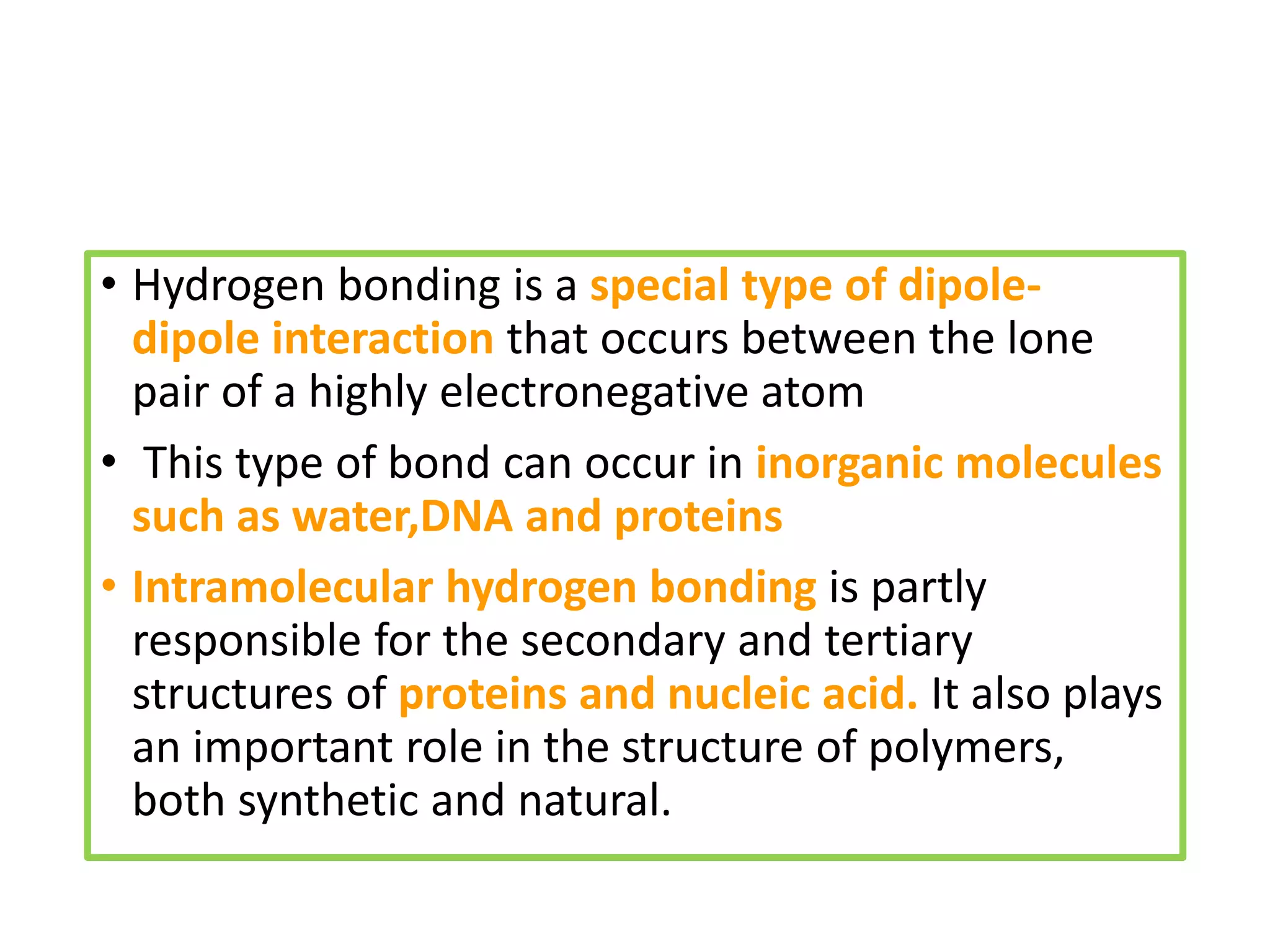 Polarity and Intermolecular forces | PPTX