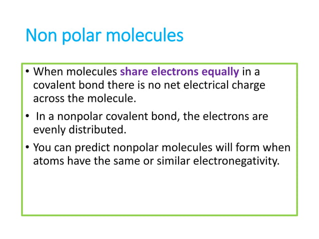 Polarity and Intermolecular forces | PPTX | Chemistry | Science