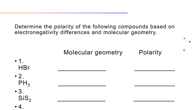 Polarity of Molecules.pptx | Chemistry | Science