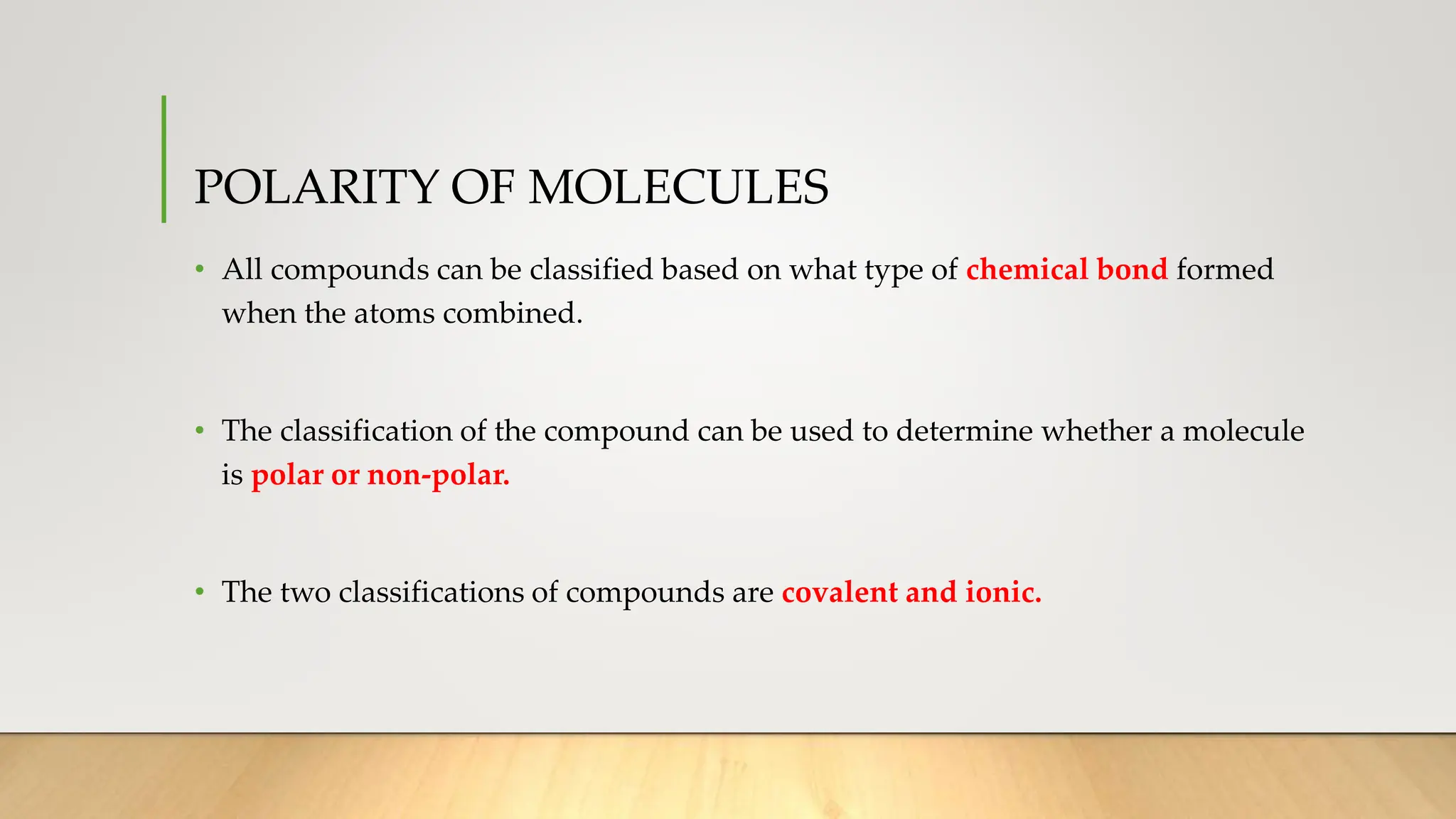 Physical Science: POLARITY OF MOLECULES.pptx