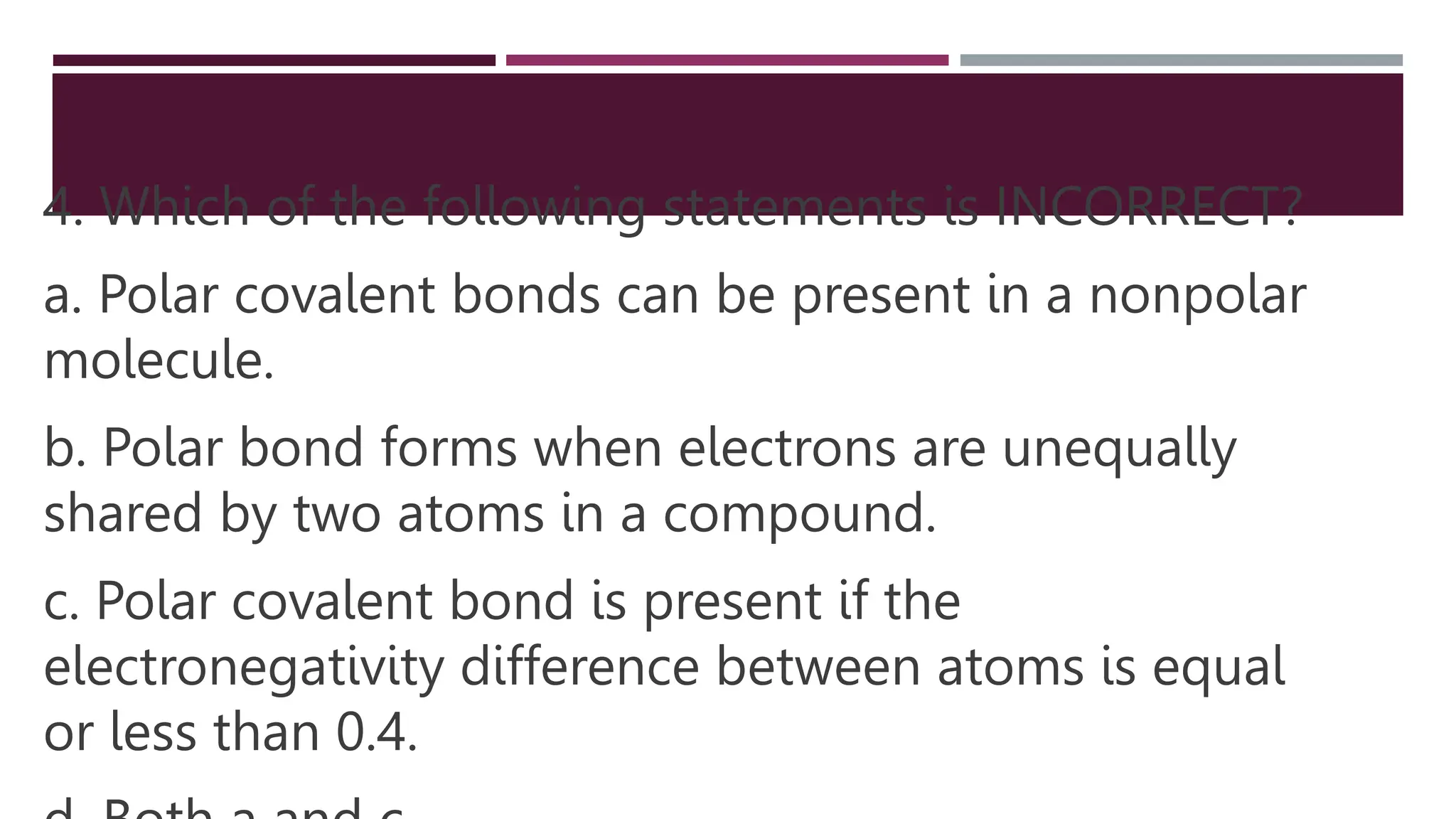 Polarity of molecules - POLAR AND NON POLAR | PPTX