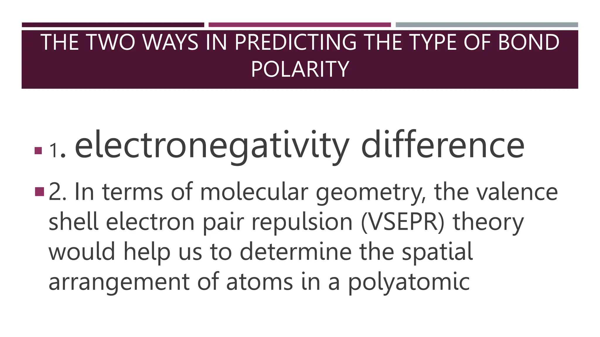 Polarity of molecules - POLAR AND NON POLAR | PPTX