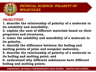 Polarity of Molecules and its Properties.pptx