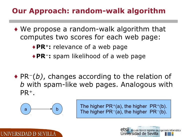 Spam Detection With A Content Based Random Walk Algorithm Smuc 2010