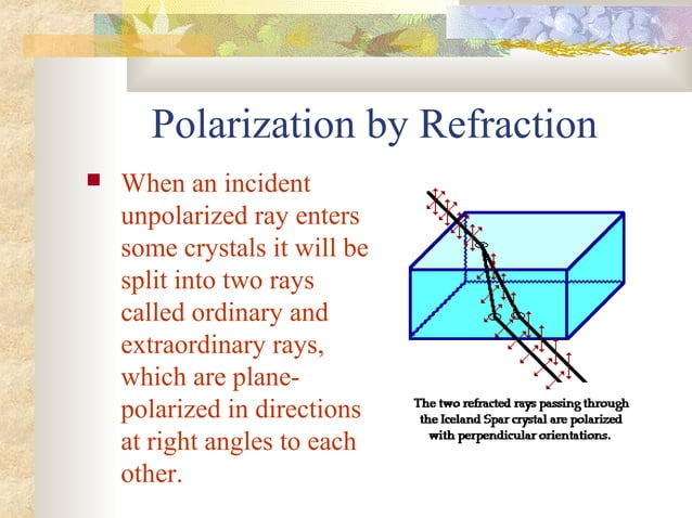 Polarization | PPT | Chemistry | Science