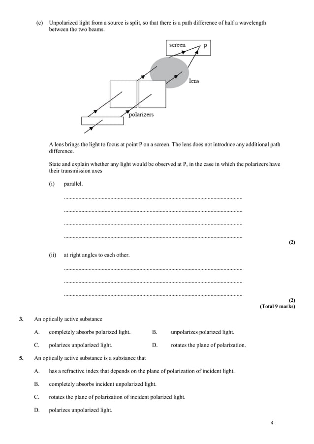 Polarization of light | PDF