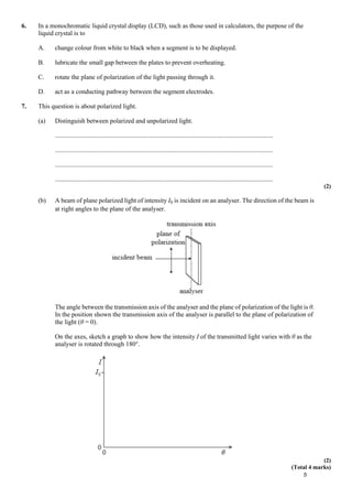 Polarization of light | PDF