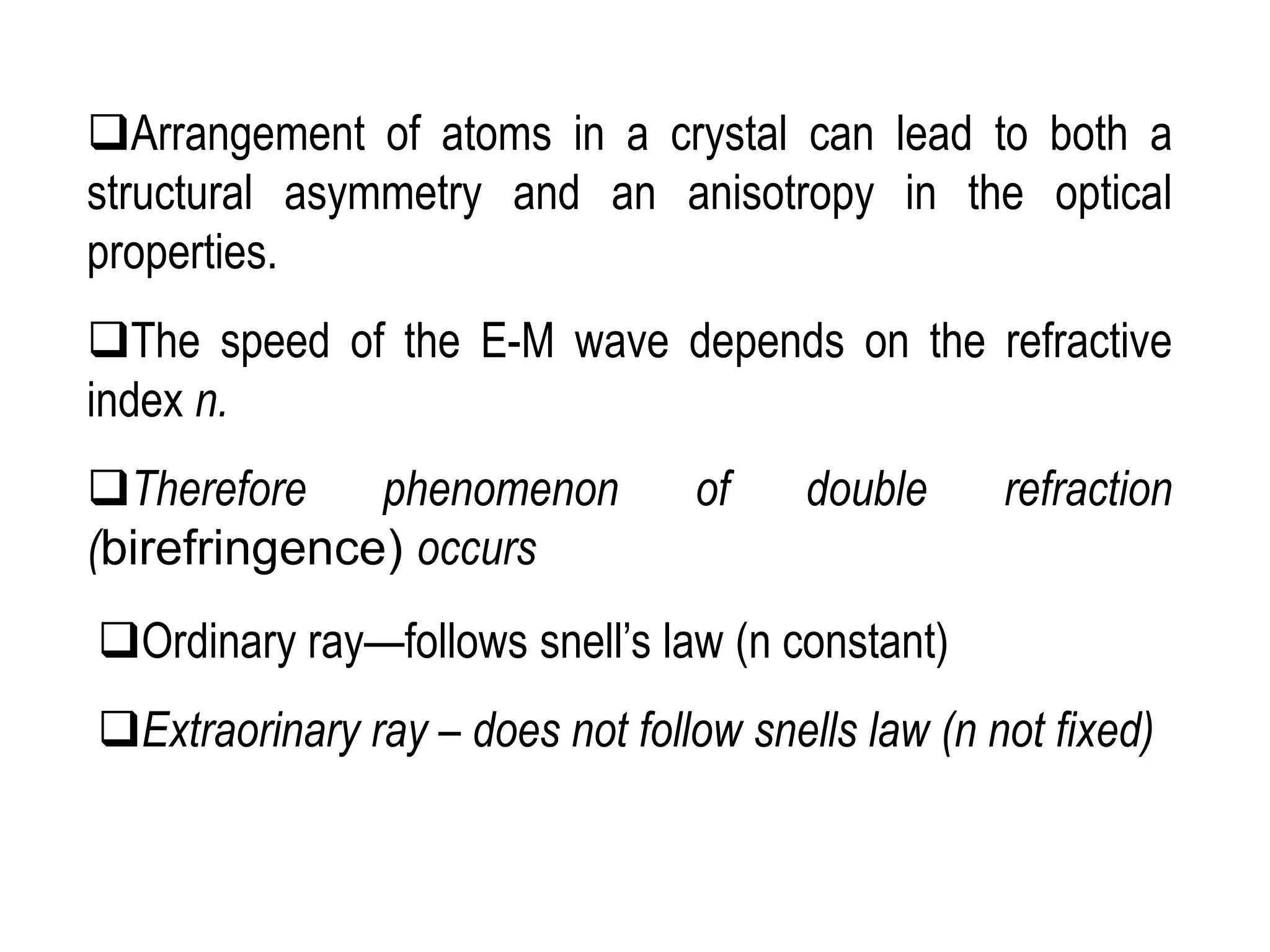 Polarization Physics Optics Pptx