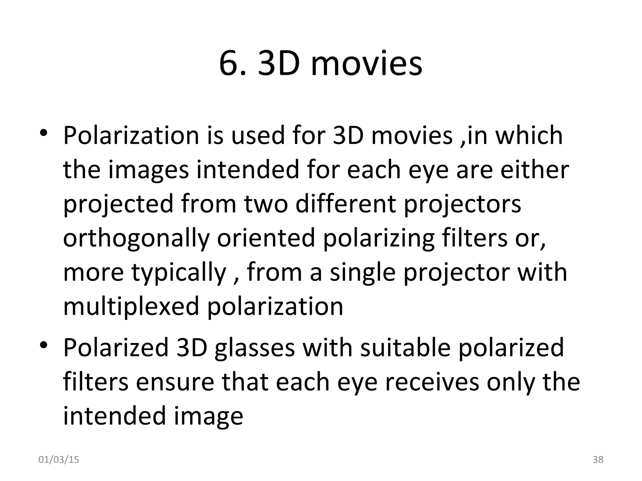 Polarization and its application | PPT