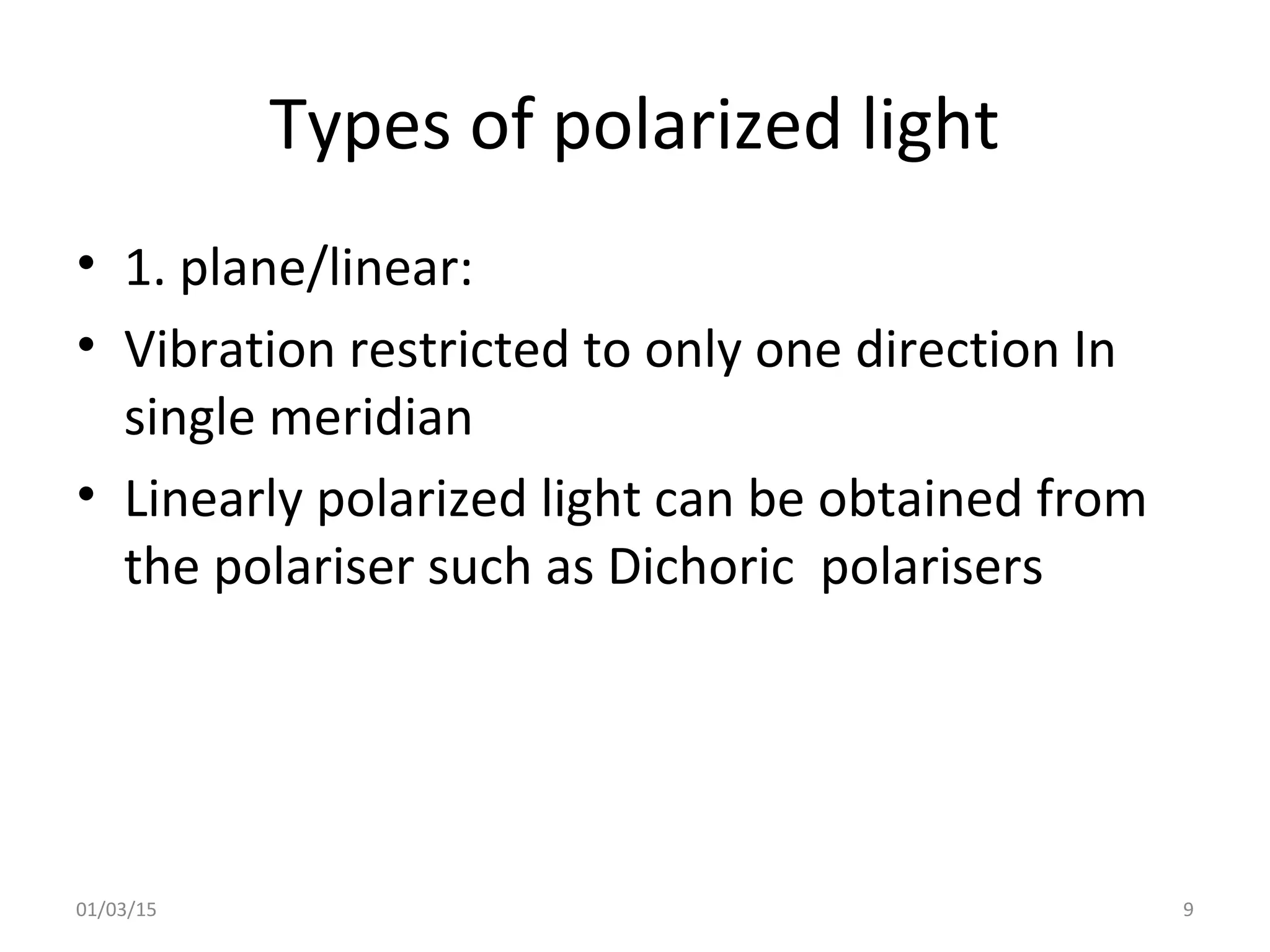 Polarization and its application | PPT