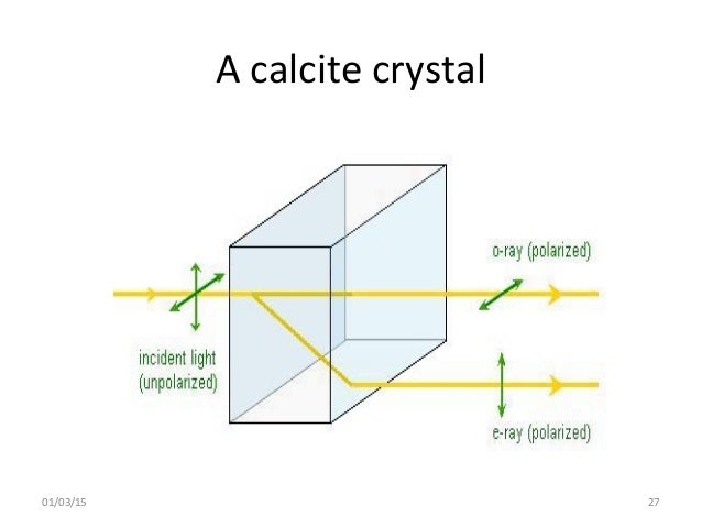 Calcite Crystal Polarization Mechanical Properties Of Single Crystal