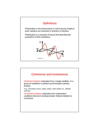 basics polarization ppt of light lecture | PPTX | Chemistry | Science