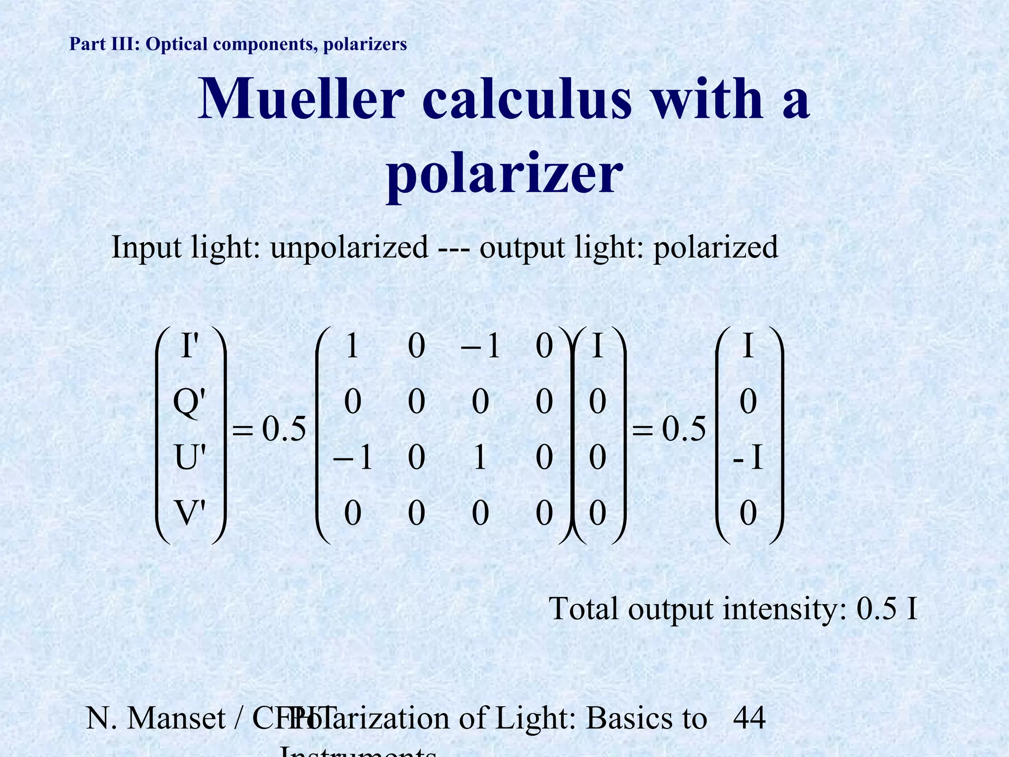 Polarization light introduction | PPT