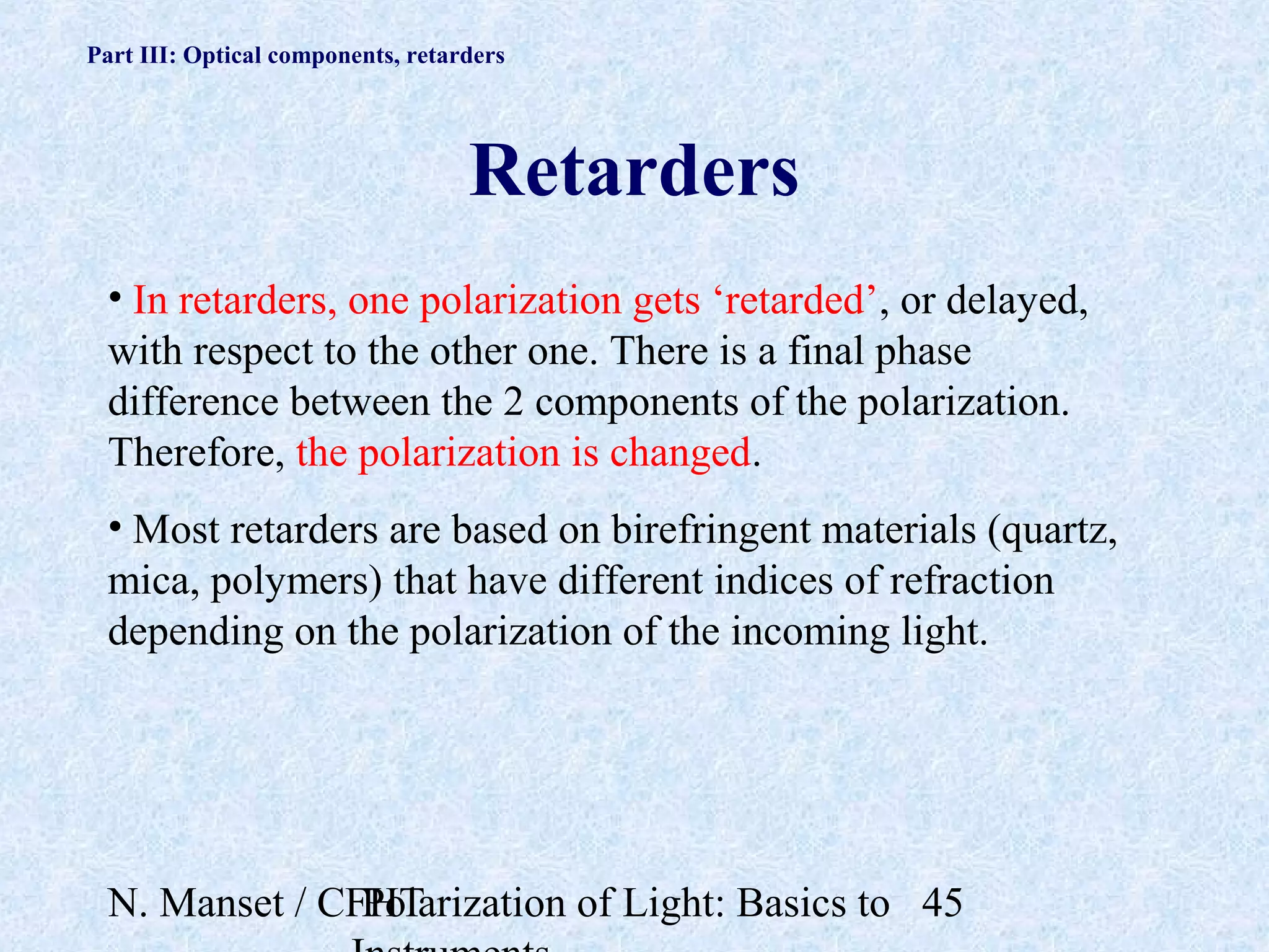 Polarization light introduction | PPT