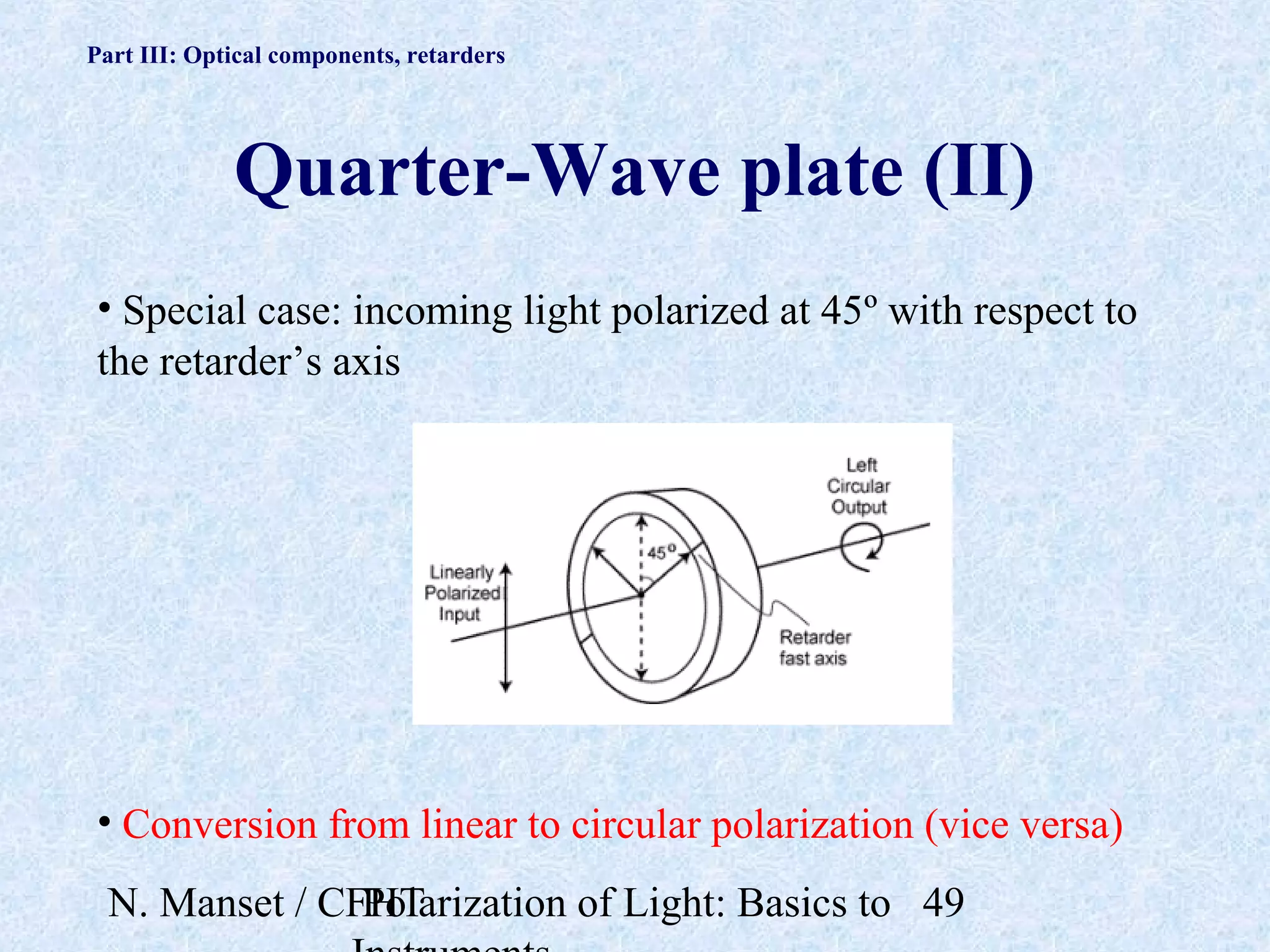Polarization light introduction | PPT