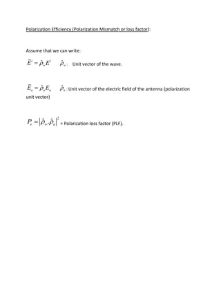 Polarization of an antenna | PDF