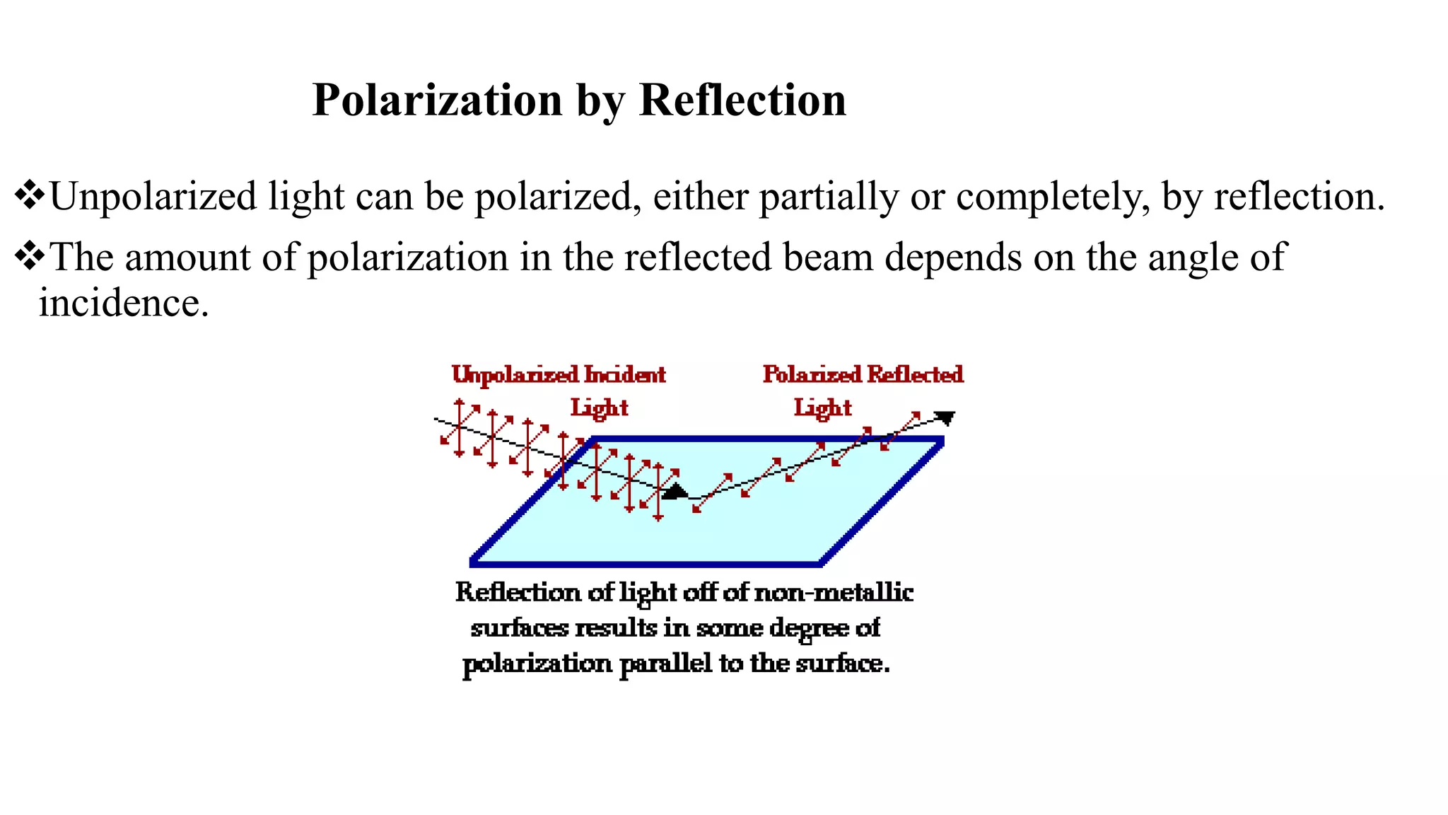 Polarization of light class note | PDF