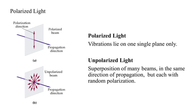 Polarization of light class note | PDF