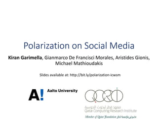 Polarization on social media | PPTX