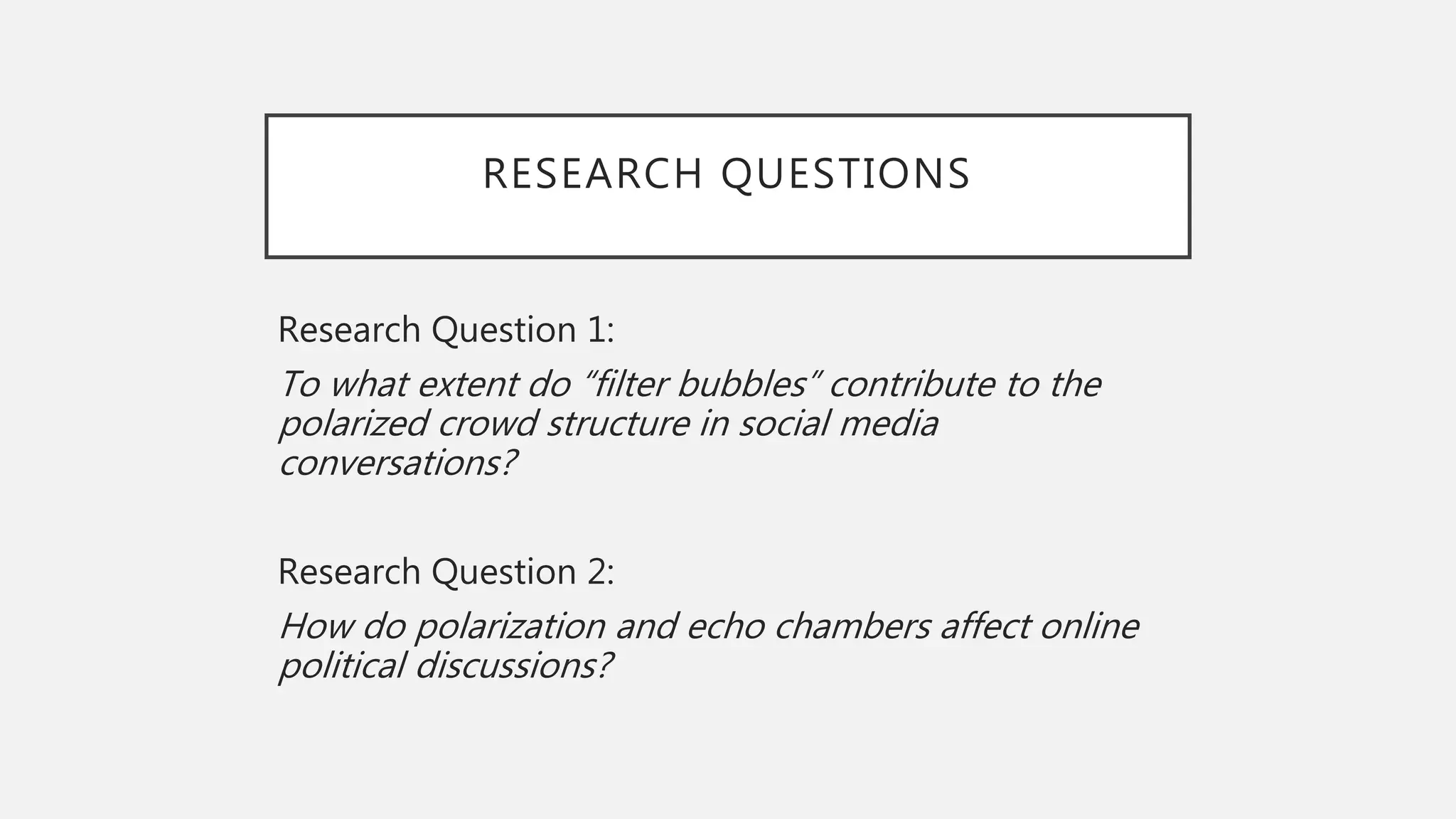 Polarization on Social Media | PPTX