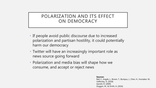 Polarization on Social Media | PPTX | Social Networking | Internet