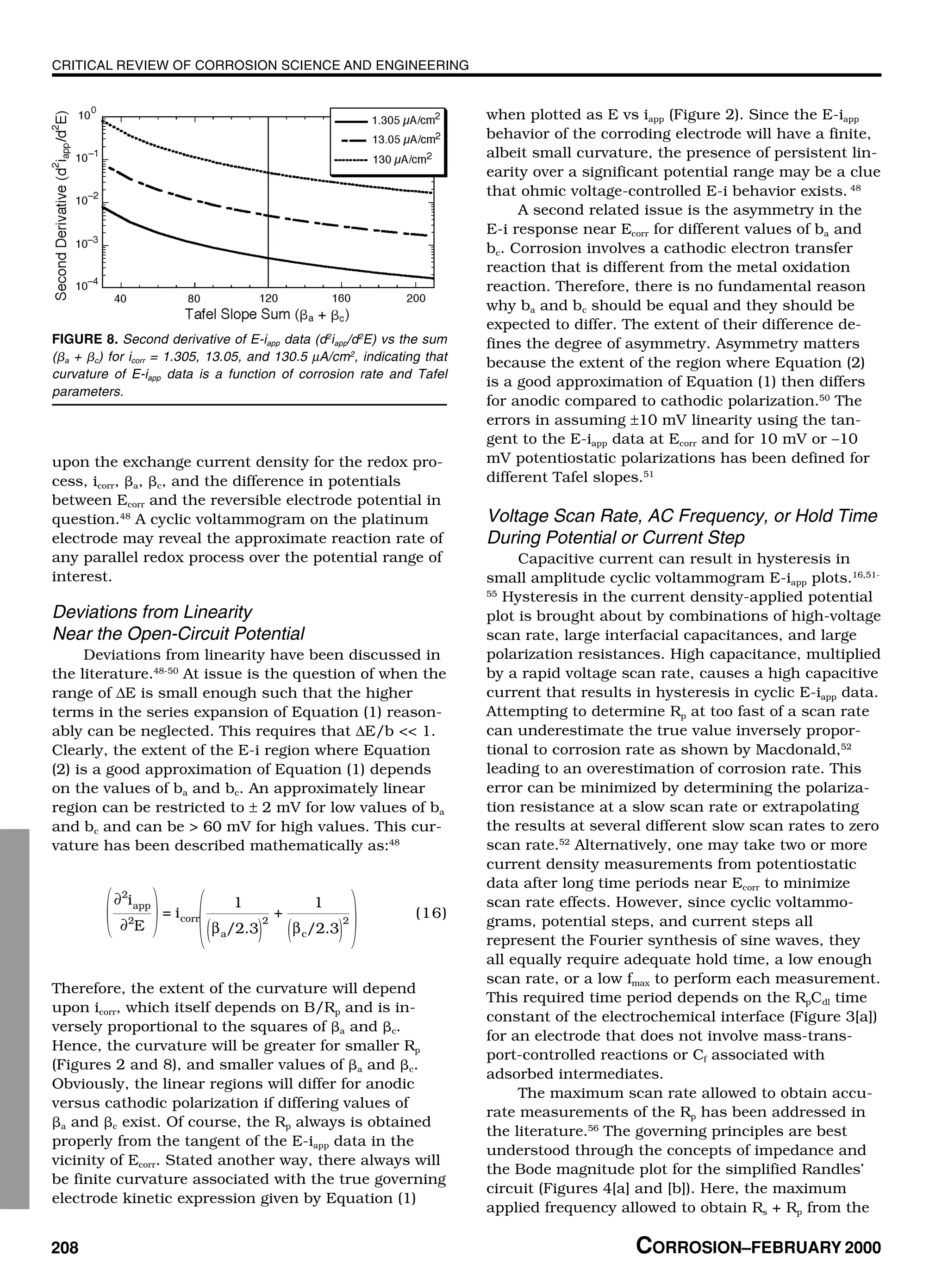 Polarization resistance method | PDF