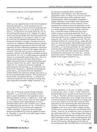 Polarization resistance method | PDF