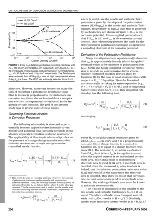 Polarization resistance method | PDF