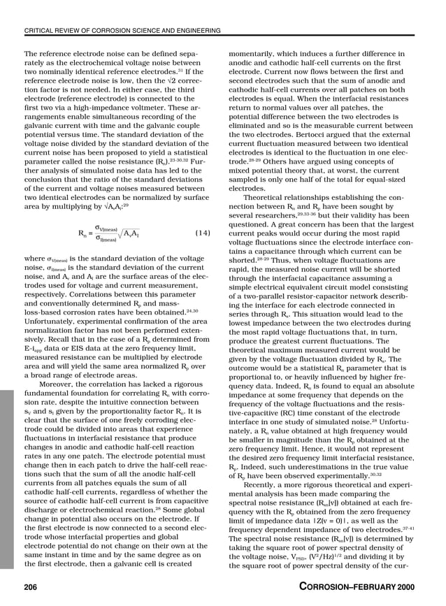Polarization resistance method | PDF
