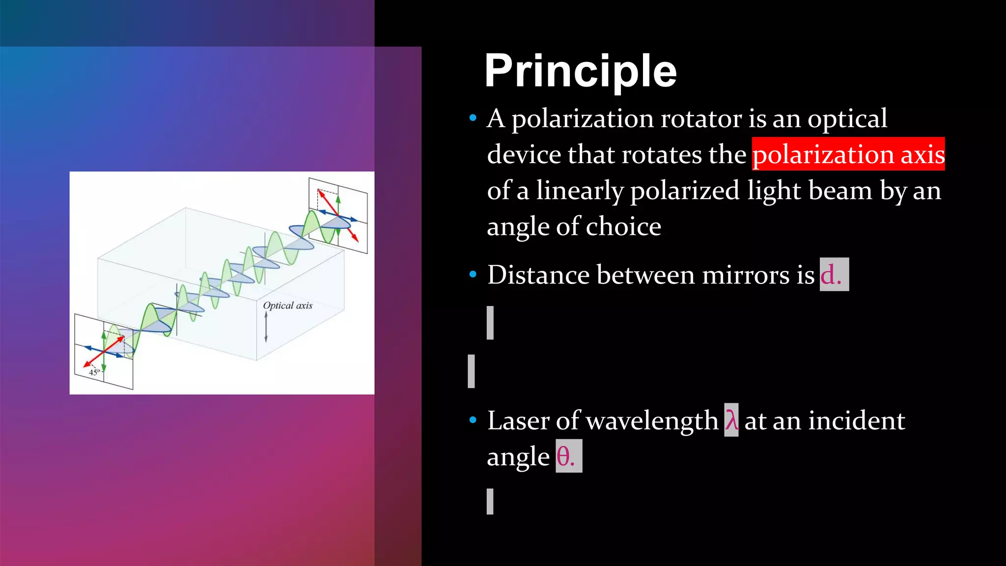Polarization Rotation Pptx